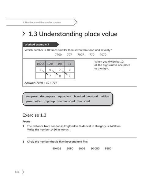 13 Understanding Place Value Work Pdf