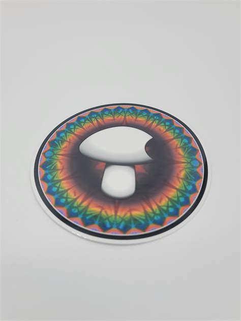 Basidium Equilibrium Mandala Sticker Bas Mycology