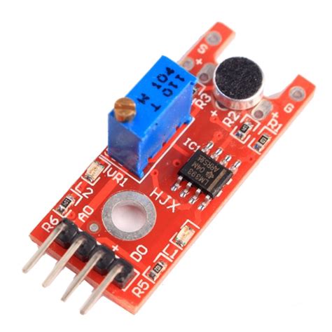 Microphone Voice Sound Sensor Module With Lm393 Main Chip For Alarm System