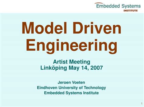 Ppt Model Driven Engineering Powerpoint Presentation Free Download