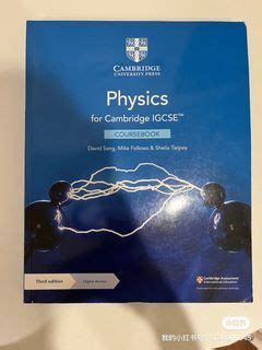 IGCSE Cambridge Physics Coursebook Hobbies Toys Books Magazines Textbooks On Carousell