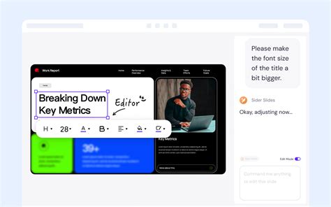 เครื่องสร้างพรีเซนเทชัน Ai ฟรีอันดับ 1 สร้างสไลด์จากข้อความ Pdf Url Sider
