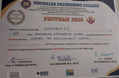 Keerthana Sv On Linkedin Project Programming Chatbot Chatbotdevelopment