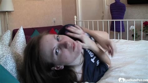 Beauty Teen Masturbating While Being Home Alone