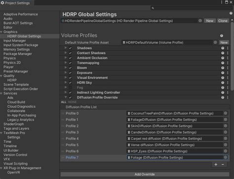Unity Imports The Diffusion Profiles Each Time I Exit Play Mode Or Compile Why Unity Engine