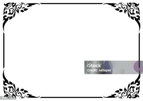 การออกแบบแนวนอนของประเทศไทยดอกไม้กรอบสี่เหลี่ยมชายแดน ลายฉลุ คําเชิญ ทักทาย พิมพ์ โฆษณา