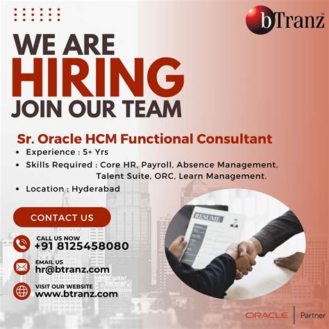 Btranz Hiring Hiringnow Btranz Oraclehcm Oraclefunctionale… Amulya Sunkari