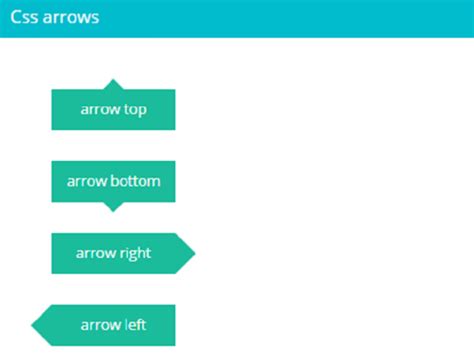 Best Css Arrows That You Can Use In Free Html Designs