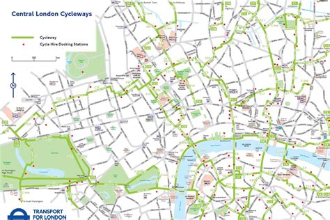 New Tfl Map Shows Spider Web Of Cycleways In Central London