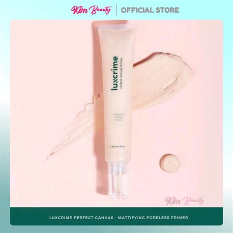 Jual Luxcrime Perfect Canvas Mattifying Poreless Primer Shopee Indonesia