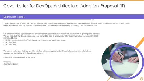 devops architecture adoption proposal it powerpoint presentation slides presentation graphics