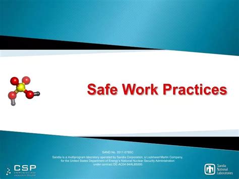 PPT Safe Work Practices PowerPoint Presentation Free Download ID 5824082