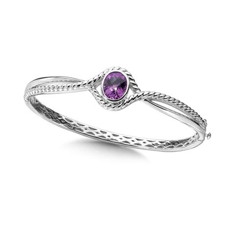 Sterling Silver Amethyst Bracelet Lvb480 Am Jm Donoven Designs In