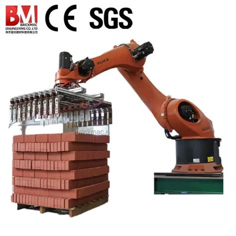 High Spped Auto Clay Brick Making Stacking Robot Machine Brick Loading And Unloading Brick