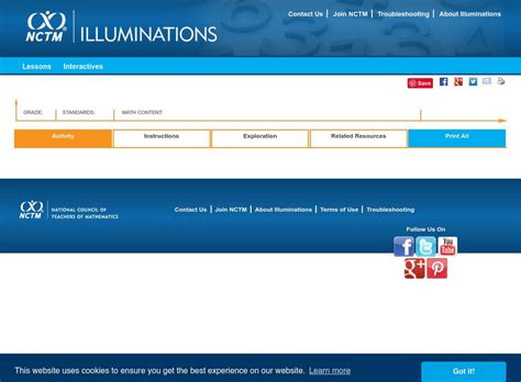 Nctm Illuminations Mirror Tool Interactive For 9th 10th Grade Lesson Planet