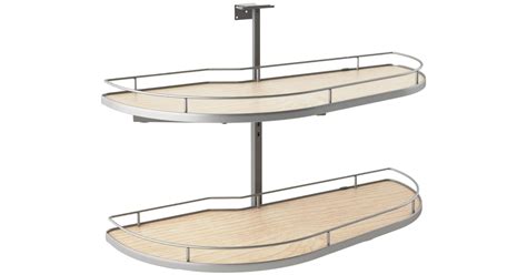 Rev A Shelf 587 18 RMP Modern 38 7 16 W Pull Out Two Tier Lazy Susan Style Girasolo For Right