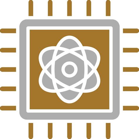 Quantum Computing Icon Style 10679709 Vector Art At Vecteezy