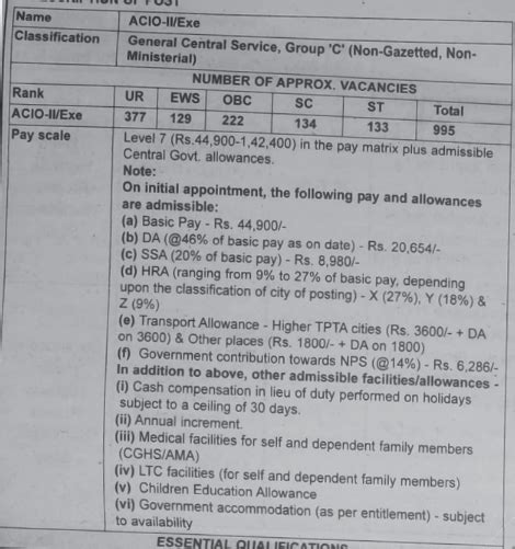 Ib Acio Recruitment 2023