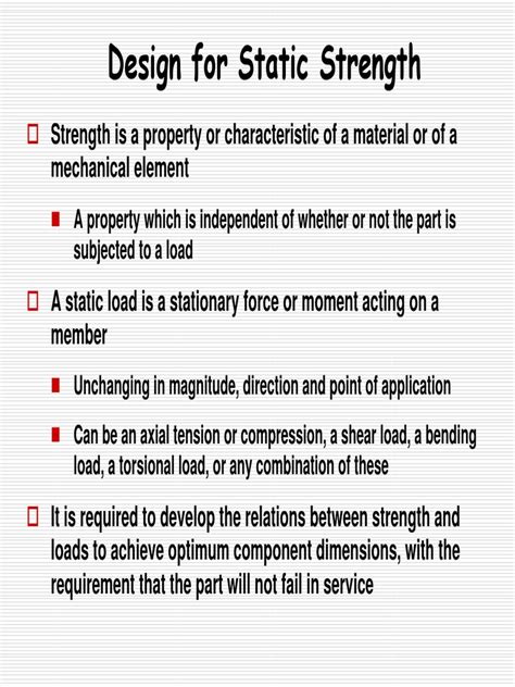 Design For Static Strength Pdf Strength Of Materials Fracture