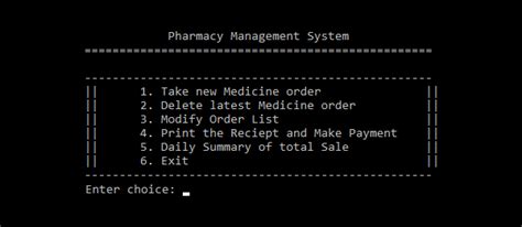 Pharmacy Management System In C With Source Code Source Code And Projects