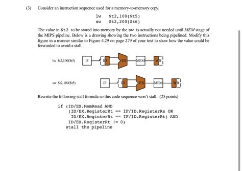 Solved 3 ﻿consider An Instruction Sequence Used For A