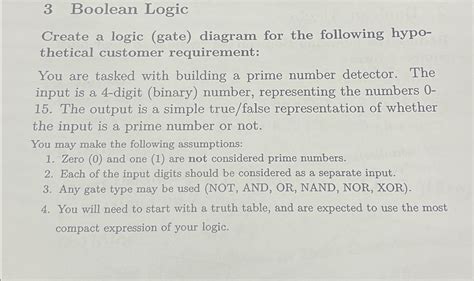 Solved Boolean LogicCreate A Logic Gate Diagram For Chegg Com