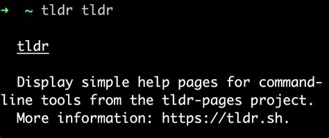 Tldr A Delightful Command Line Tool For Programmers In A Hurry Dev Community