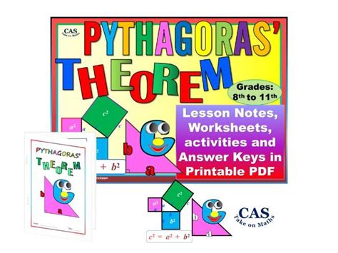 Introduction To Pythagoras Theorem Workbook And Activity Teaching