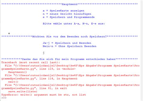 python liste in txt speichern computer programmieren informatik