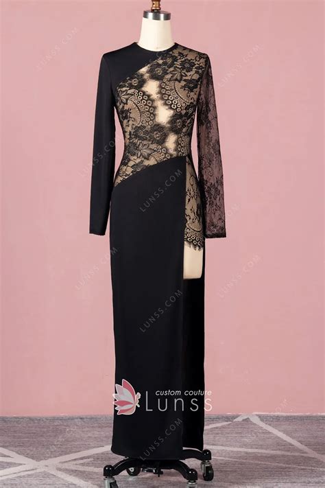 Black Floral Pattern Scalloped Edge Eyelash Lace Fabric Oneyard