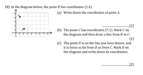 11 Plus 11 Maths Coordinates Past Paper Questions Pi Academy