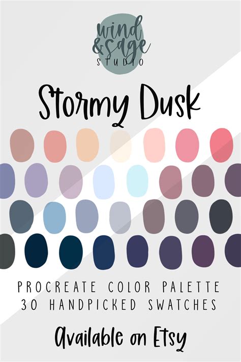 Winter Mega Palette Bundle Procreate Color Palette Ipad Procreate Tools Winter Color Palette