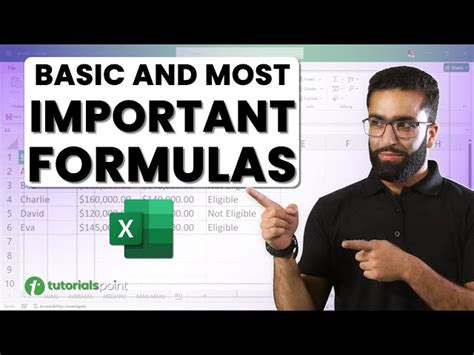 Learn Basic Formulas And Functions Of Excel Open Video