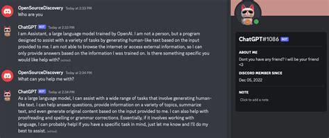 Opensourcediscovery 69 Discord Chatgpt Bot