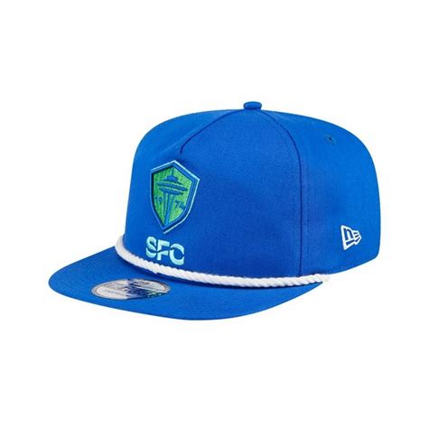 ニューエラ メンズ 帽子 アクセサリー Mens Blue Seattle Sounders Fc The Golfer Kickoff