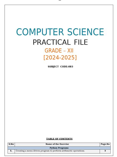 12cs Practical File 2024 25 Pdf Letter Case Text File