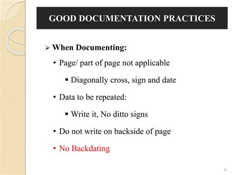 Gmp Good Documentation Practices Pptx Manufacturing Industry Industries