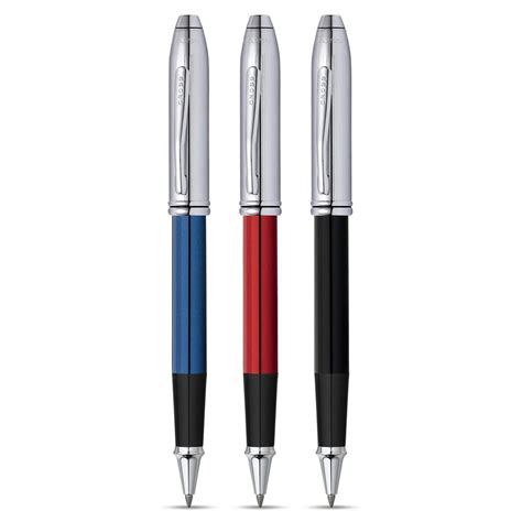 Cross Townsend Limited Edition Rollerball Pen Bluechrome Ebay