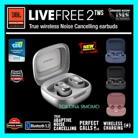 Jual Jbl Live Free Tws True Wireless Noise Cancelling Earbuds Original Shopee Indonesia
