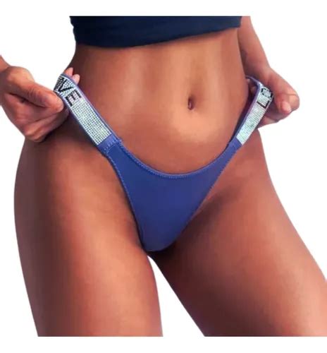 Calcinha Sex Fio Dental Brilho Strass Langeri Sensual Gringa Mercadolivre