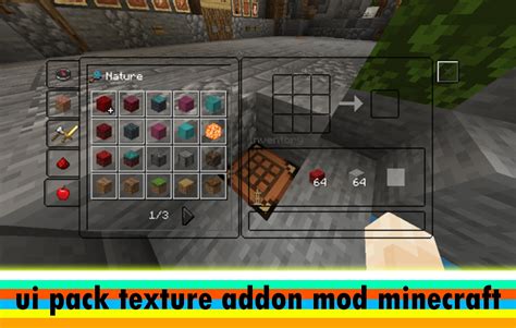 Android İndirme Için Ui Mod Pack For Minecraft Pe Apk