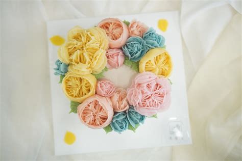 프리미엄 앙금플라워 떡케이크 포슬랑