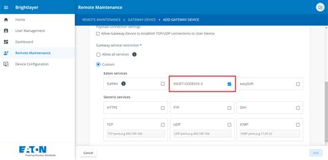 Remote Maintenance Service Brightlayer Industrial Machinery Guides