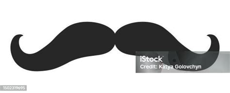 핸들 바 콧수염 수염 스타일 남성 일러스트 얼굴 머리 콧수염 벡터 흑인 남성 패션 템플릿 플랫 이발사 컬렉션 세트입니다 세련된