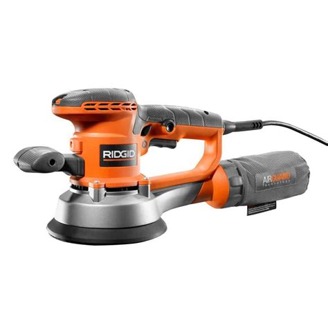 Ridgid 4 Amp Corded 6 In Variable Speed Dual Random Orbital Sander