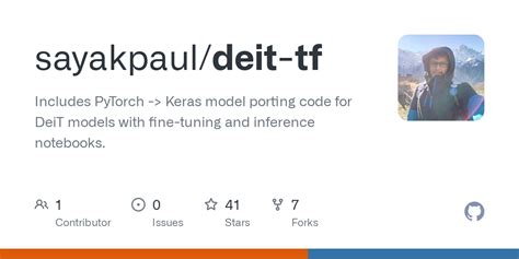 GitHub Sayakpaul Deit Tf Includes PyTorch Keras Model Porting