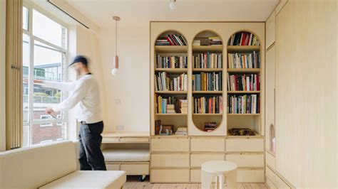 Intervention Architecture Hides Fold Out Furniture In Florin Court Apartment