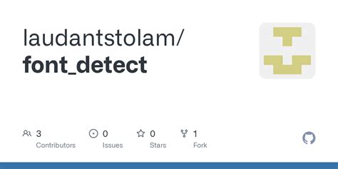 github laudantstolam font detect