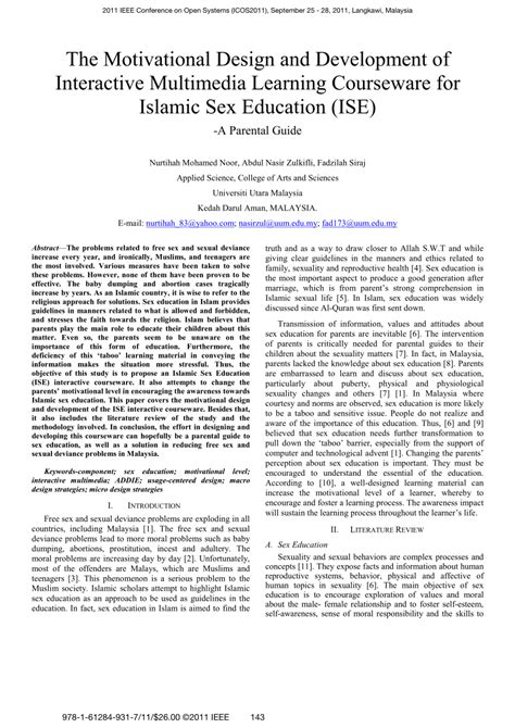 Pdf The Motivational Design And Development Of Interactive Multimedia Learning Courseware For