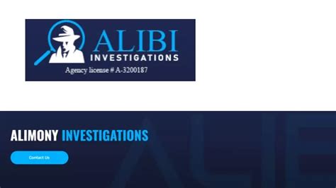 Ppt Alimony Investigations Alibi Detectives Powerpoint Presentation Id 12037708